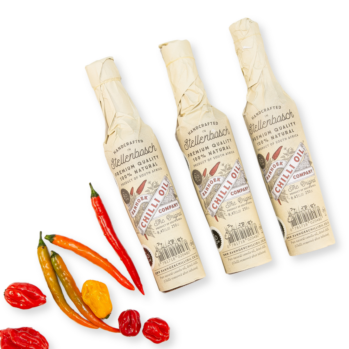 Banhoek Chilli Oil-250ML (Original Wrapped) – THE COLLECTIVE - HOUT BAY